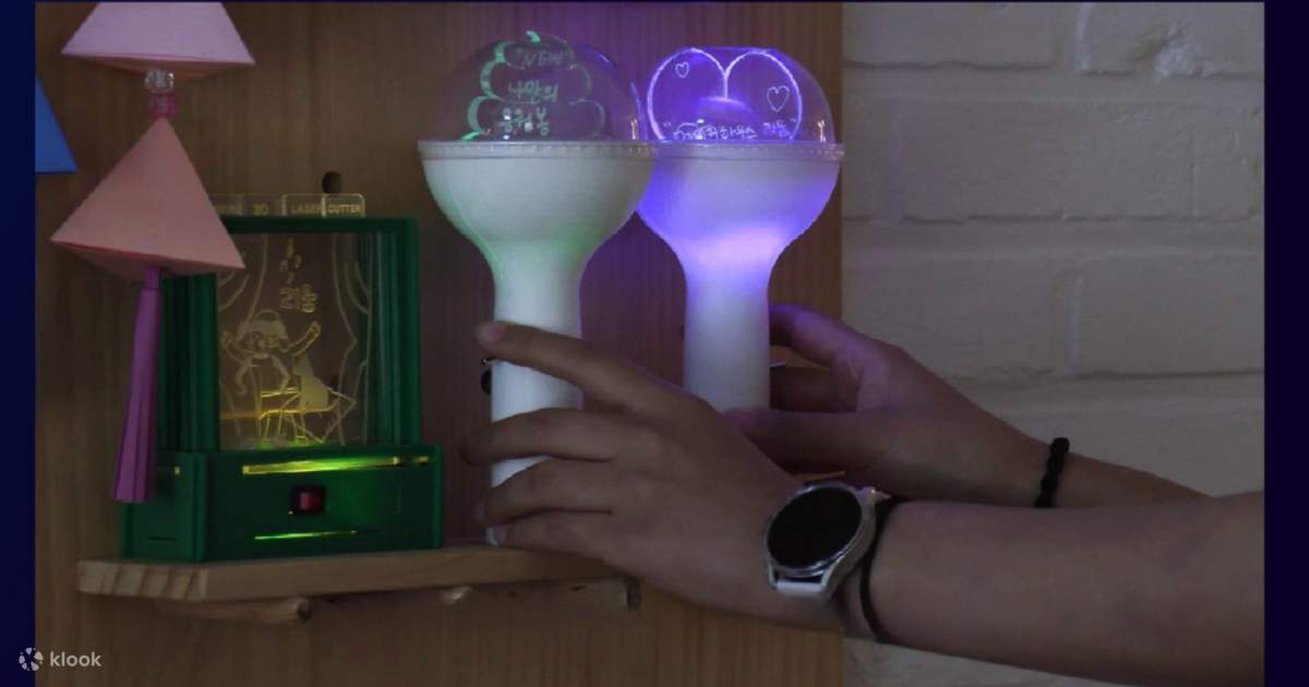 Daegu Làm gậy cổ vũ acrylic bằng máy in 3D - Klook Việt Nam